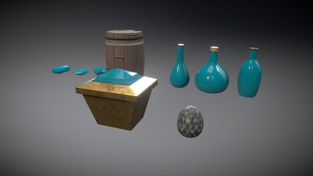 Flasks 3D models - Sketchfab