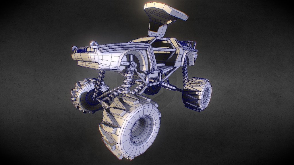 Delorean SLT v2.0 - 3D model by edge611 [362182f] - Sketchfab