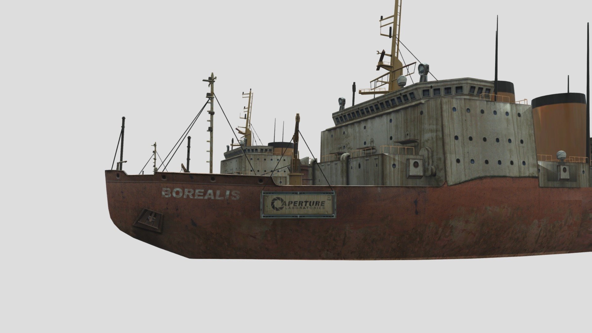 Borealis Icebreaker Ship - Download Free 3D model by CatBox (@Cat_box ...
