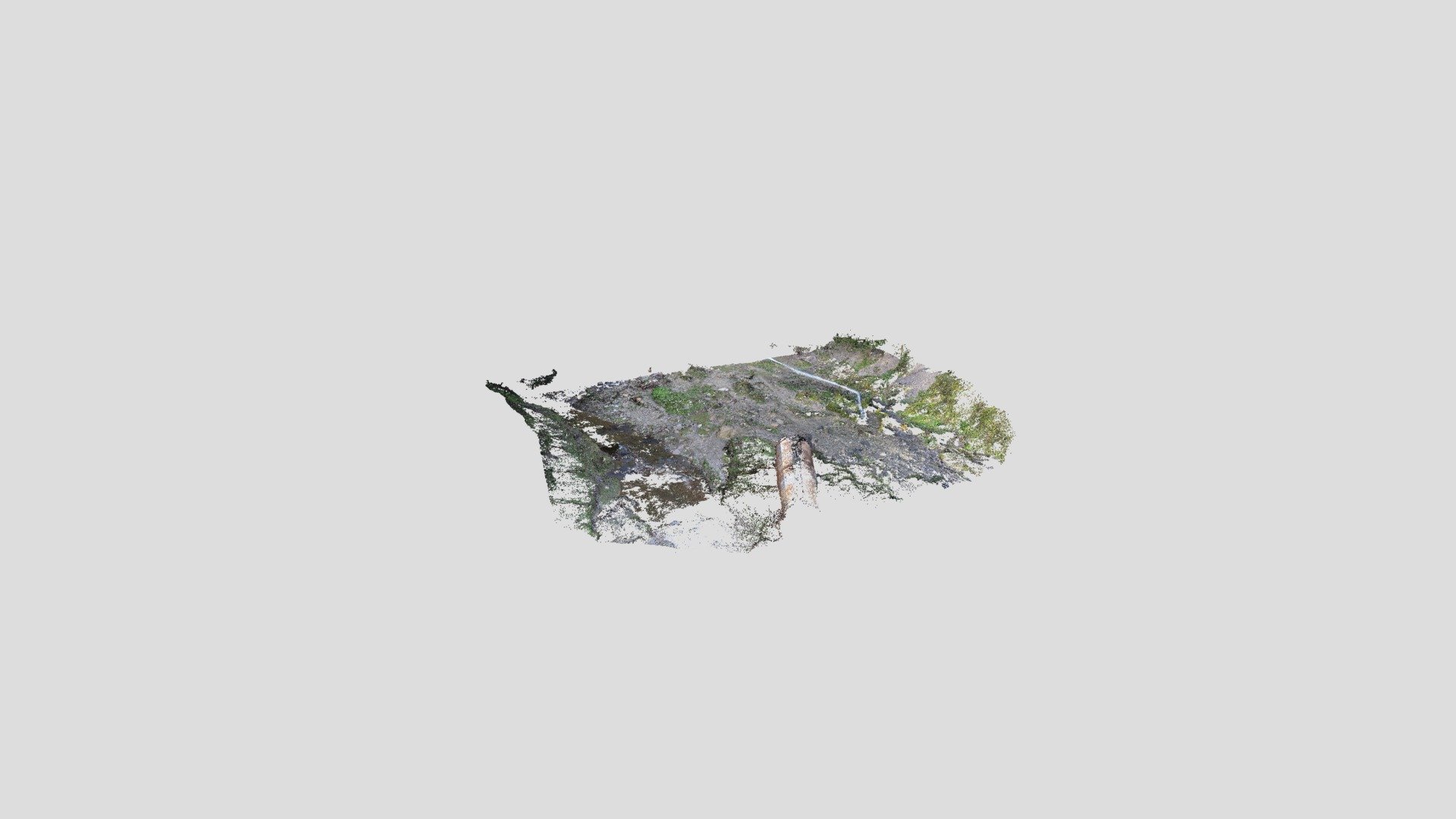 Morris Brook NY at Pittsley Road washout - 3D model by Les Hasbargen ...