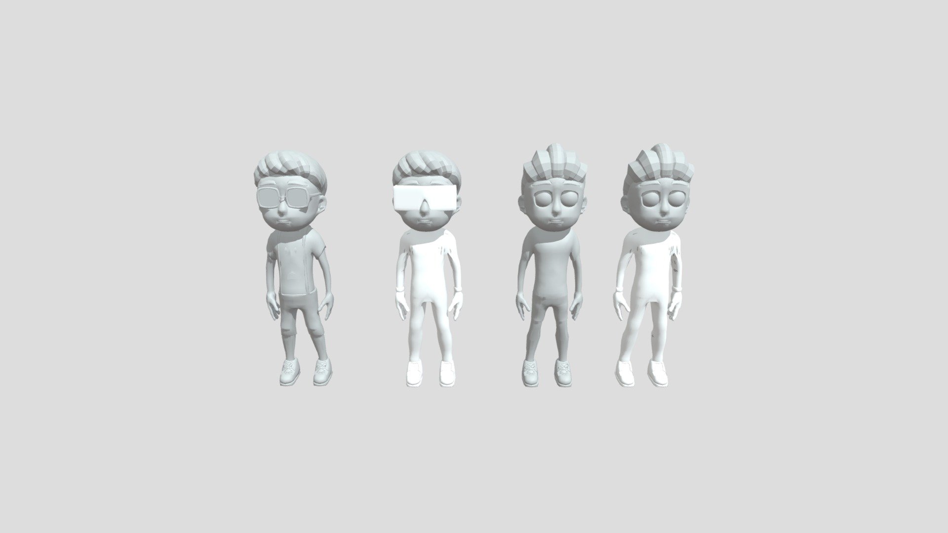 Model Character Project - 3D model by nititornmac01 [3629ea5] - Sketchfab