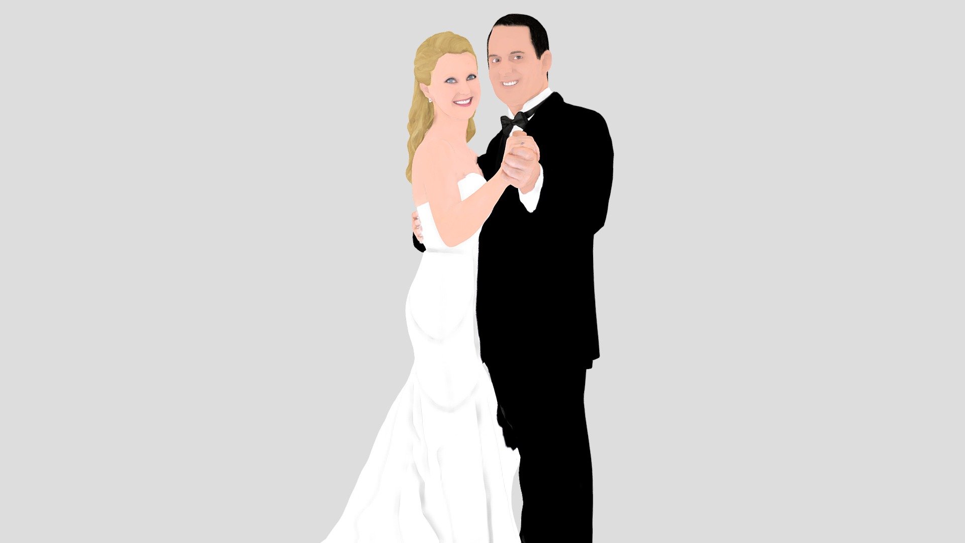 Wedding Cake Topper - 3D model by 3dimagine [362b33c] - Sketchfab