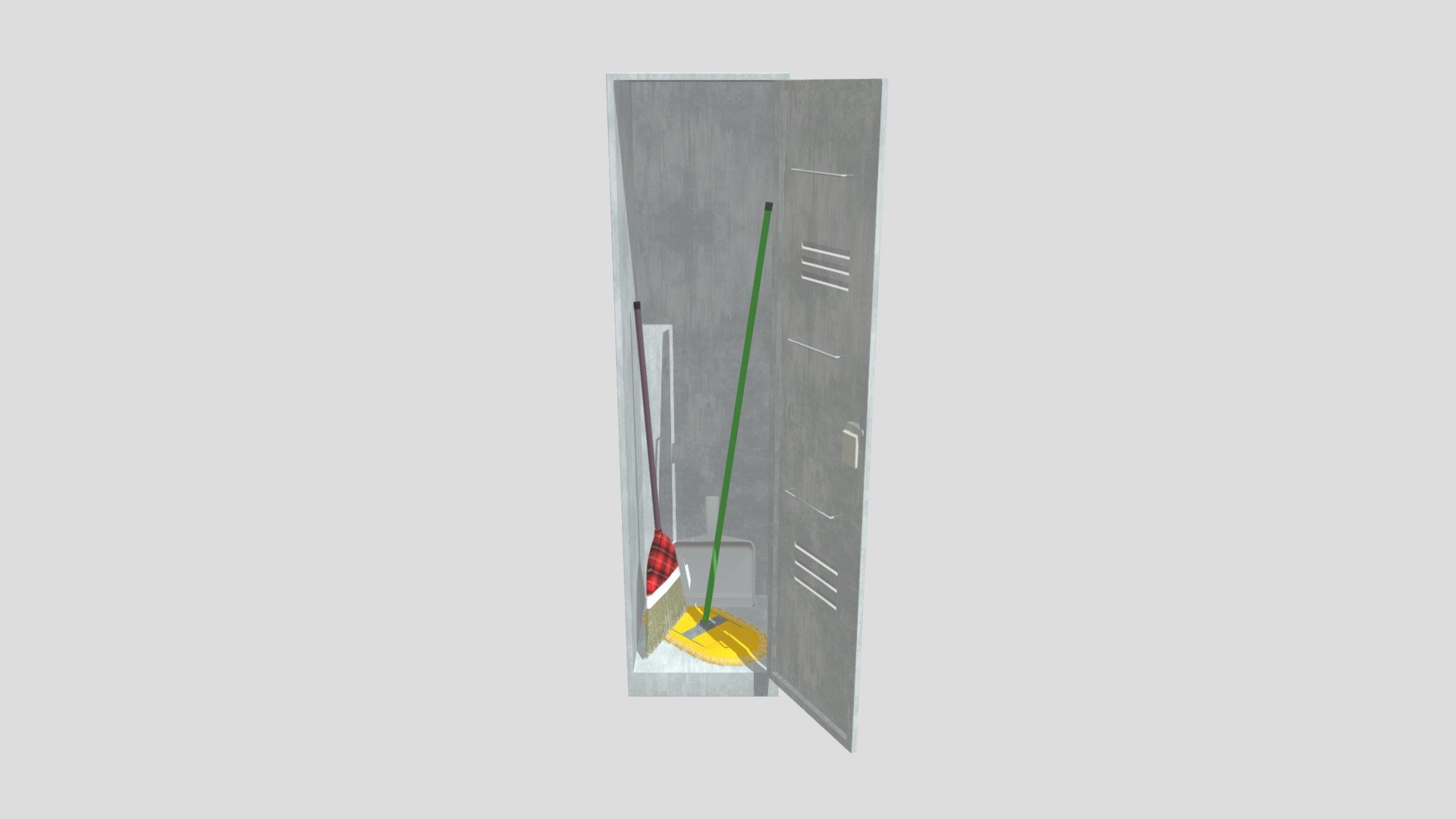 cleaning equipment locker - 3D model by favorsLab [362bee7] - Sketchfab