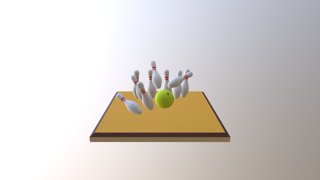 Bowling Scene - Download Free 3D model by Adam.Klimo [362ed59] - Sketchfab