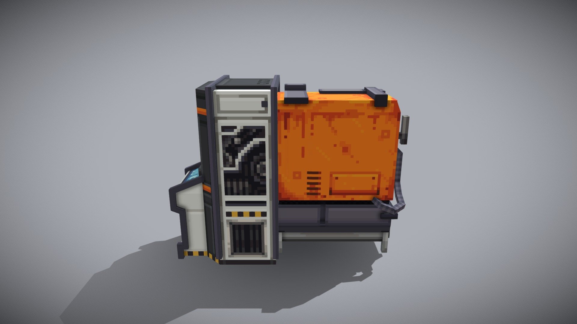 Cutting Machine - 3D model by Mr_Wu_zonG [362ee8a] - Sketchfab