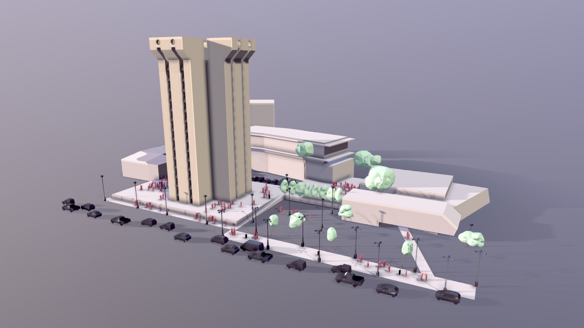 University of Cincinnati || Crosley Tower - 3D model by Peter_Designs ...