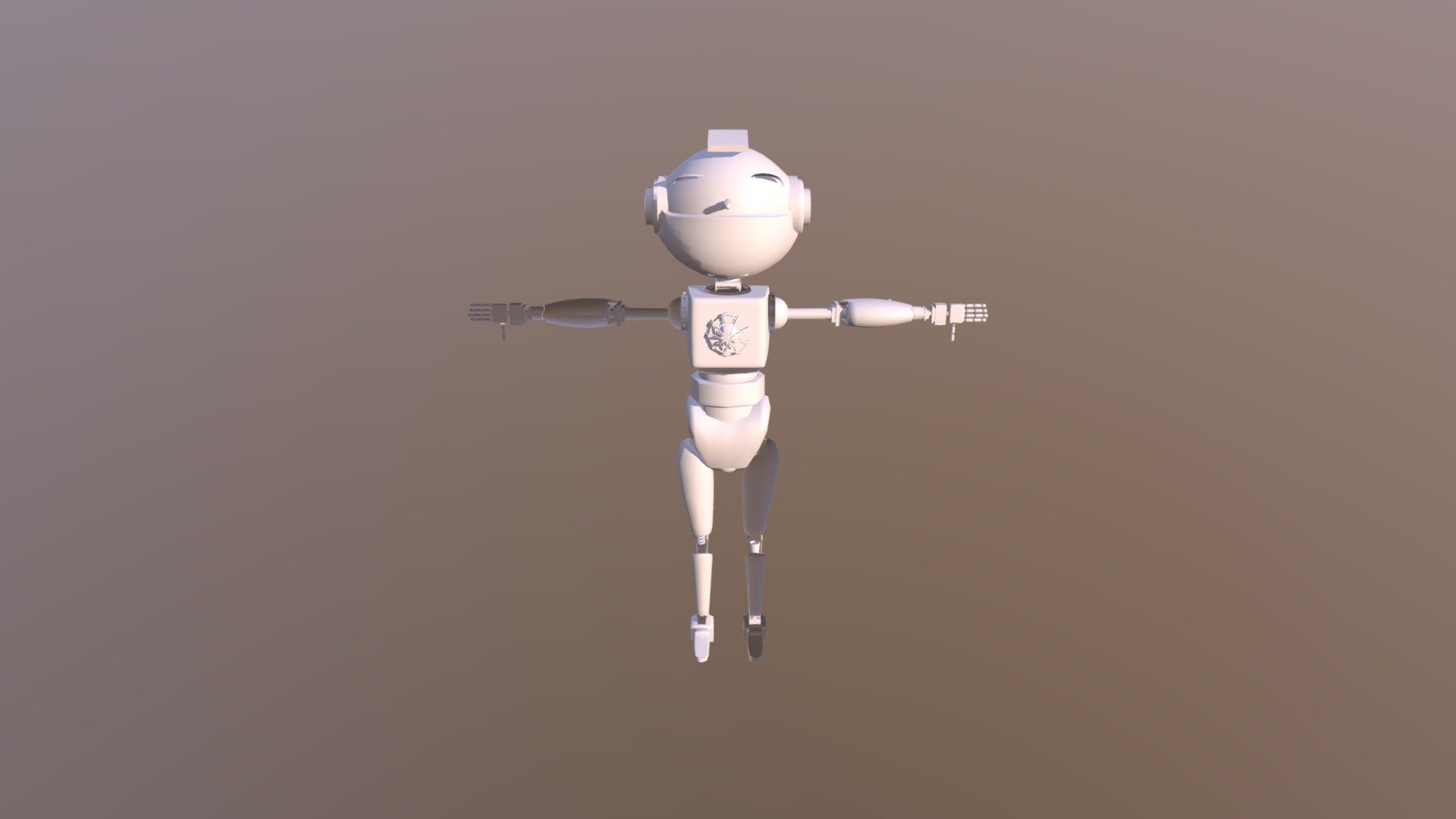 Anime Robot - 3D model by Gaetan.Toucheque [363189c] - Sketchfab