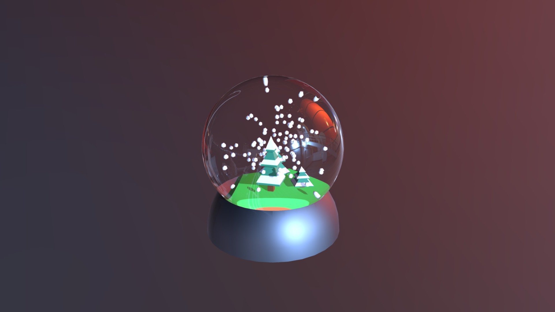 Snow Globe - Download Free 3D model by maze_maze [36355ae] - Sketchfab