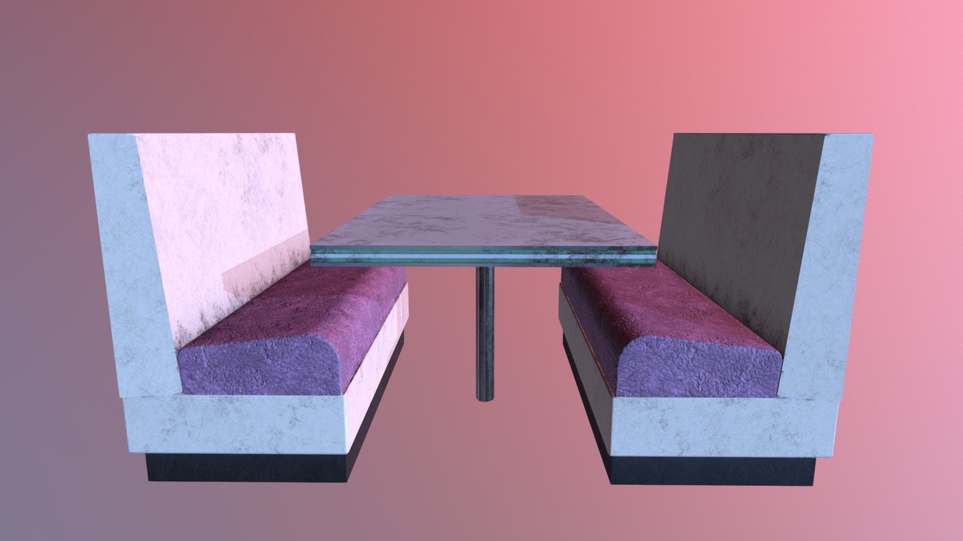 Booth - Download Free 3D model by Pablo Marquez (@PabloMarquez ...