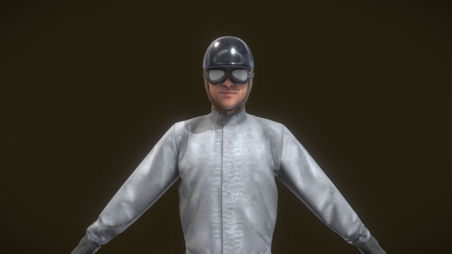Vintage Racing Driver 1950s (no rig) - Buy Royalty Free 3D model by ...