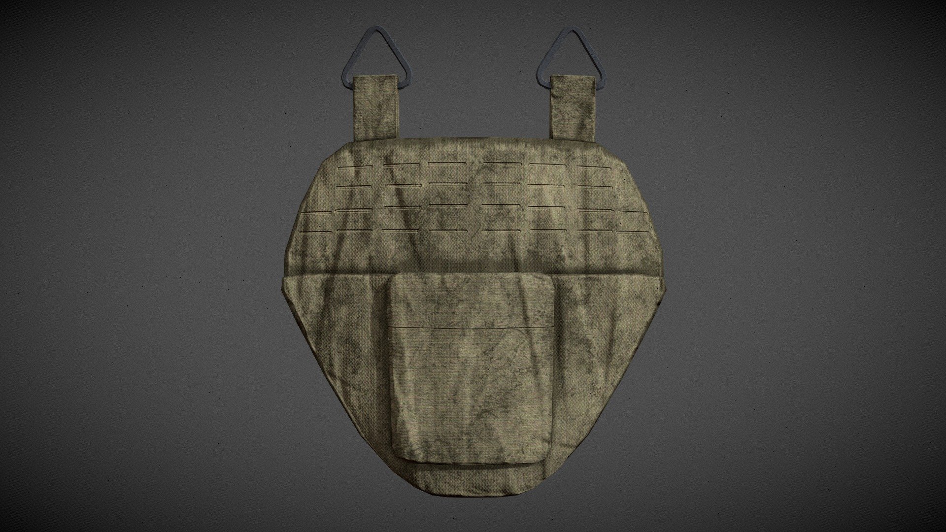Military Kevlar Armor Groin Flap - Buy Royalty Free 3D model by ...