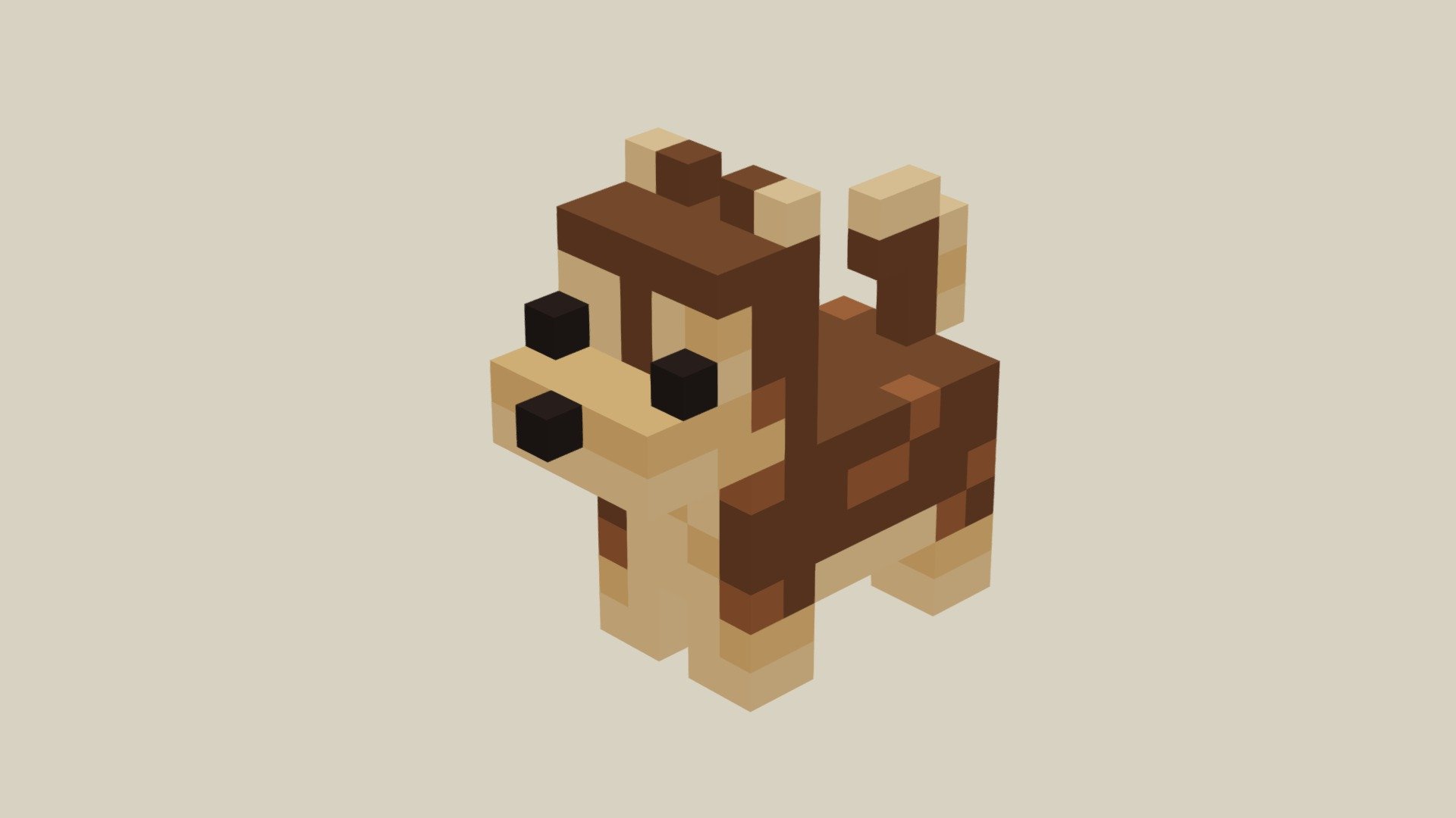 Voxel Dog - Totó - 3D model by Richard Ramos (@richardramos) [3638a5a ...
