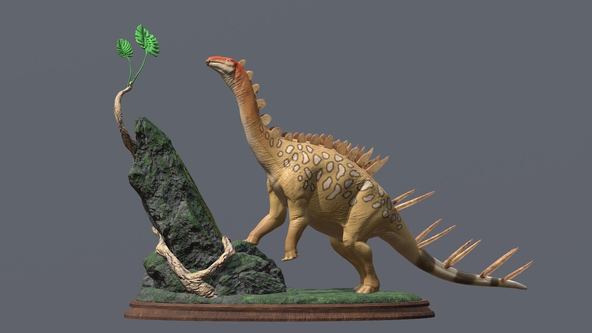 Miragaia longicollum - 3D model by vfb_paleoart (@vfbrugnola) [3639312 ...
