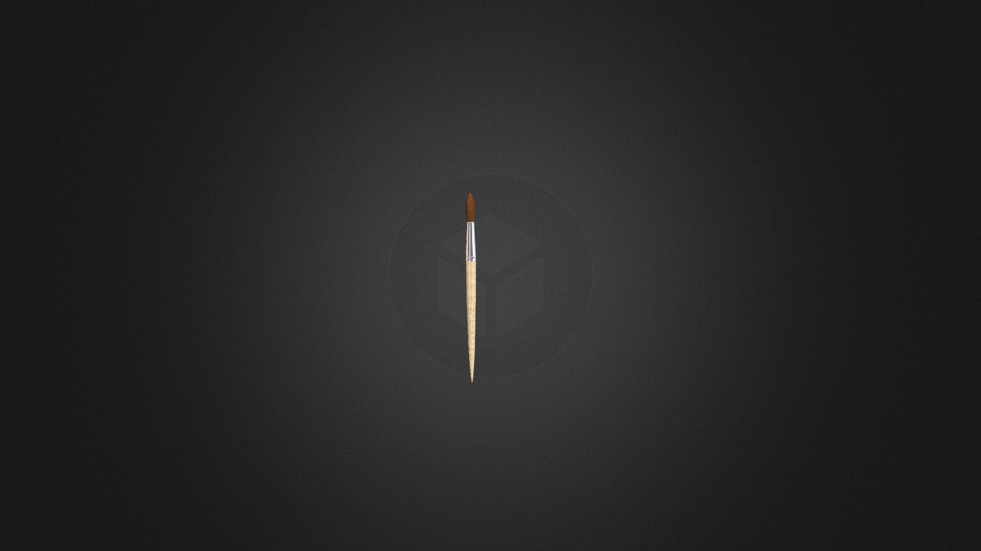Realistic Paint Brush High-Quality 3D Model - 3D model by ...