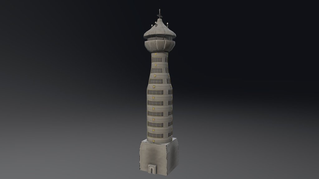 Tower Round Dome - 3D model by Lizard (@Lizard-MotionFilms) [363e76d ...