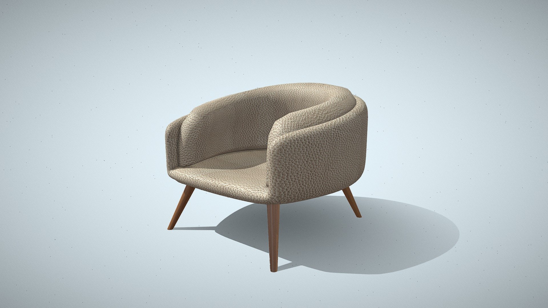 Cadeira de Couro. (leather chair) - Download Free 3D model by Ju Designer (@JuDesigner) [363f152 ...