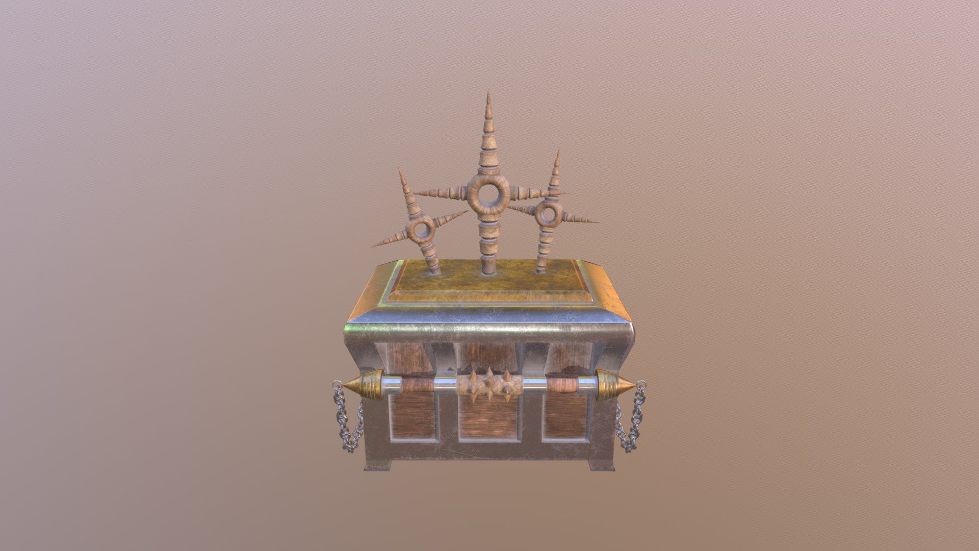 Gothic Treasure Chest - 3D model by Massimo Carcaterra (@MassAIT ...