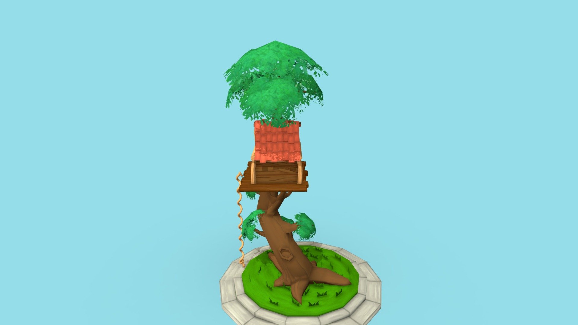 tree house - Download Free 3D model by Isa_van_den_Bosch [364036b ...