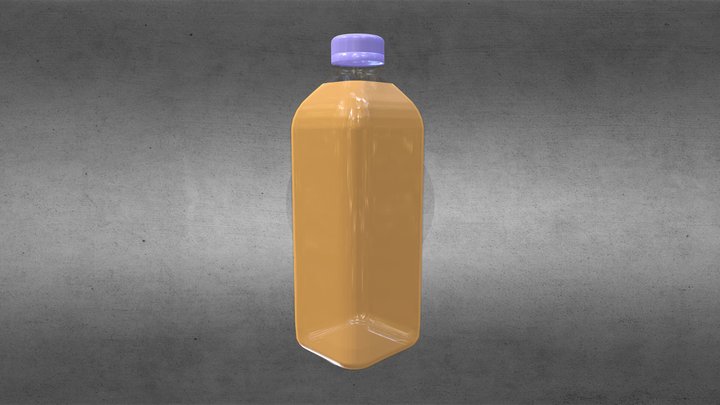 Juice-bottle 3D models - Sketchfab