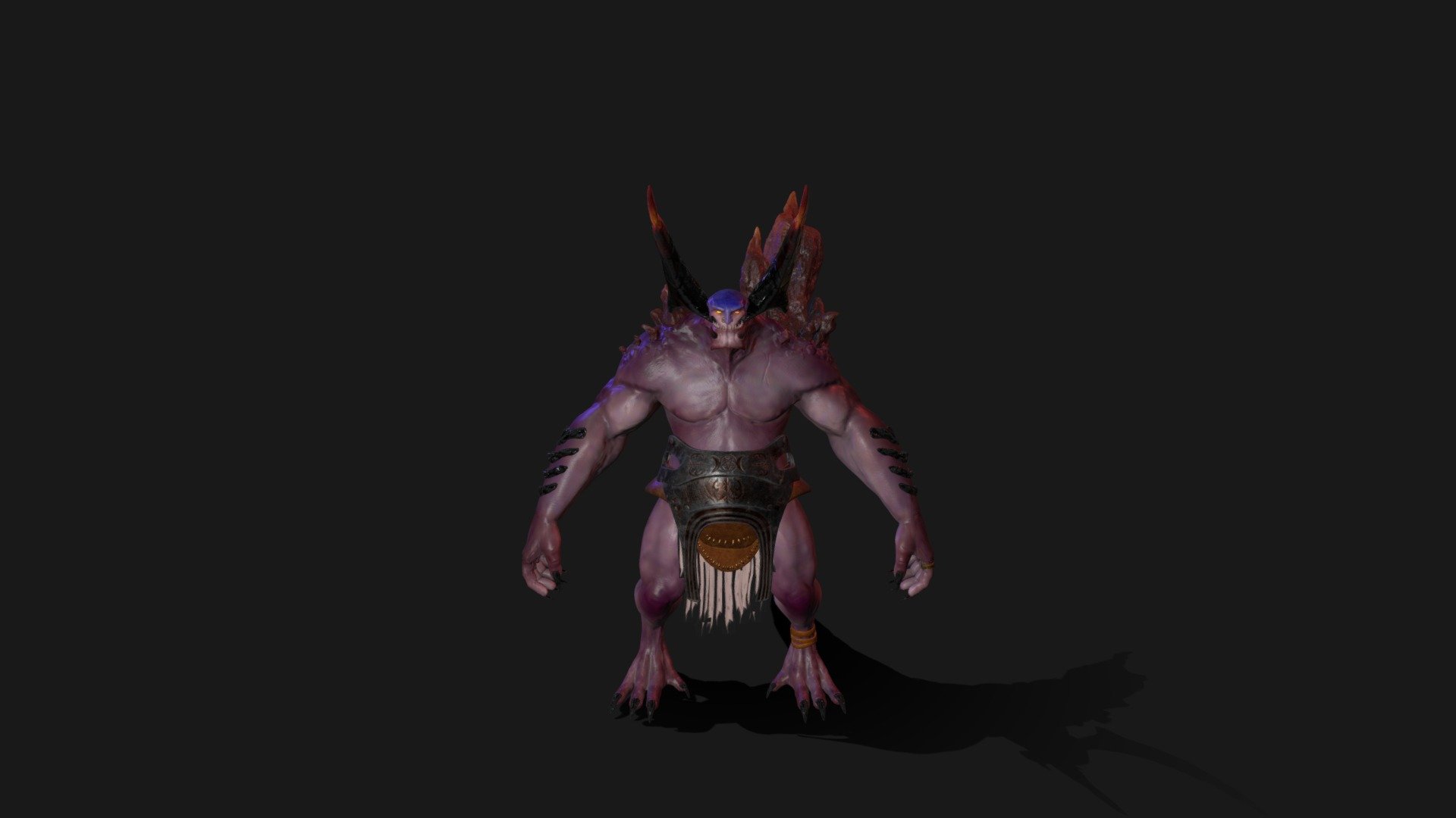 personaje demon - 3D model by diegoar3495 [3642af4] - Sketchfab