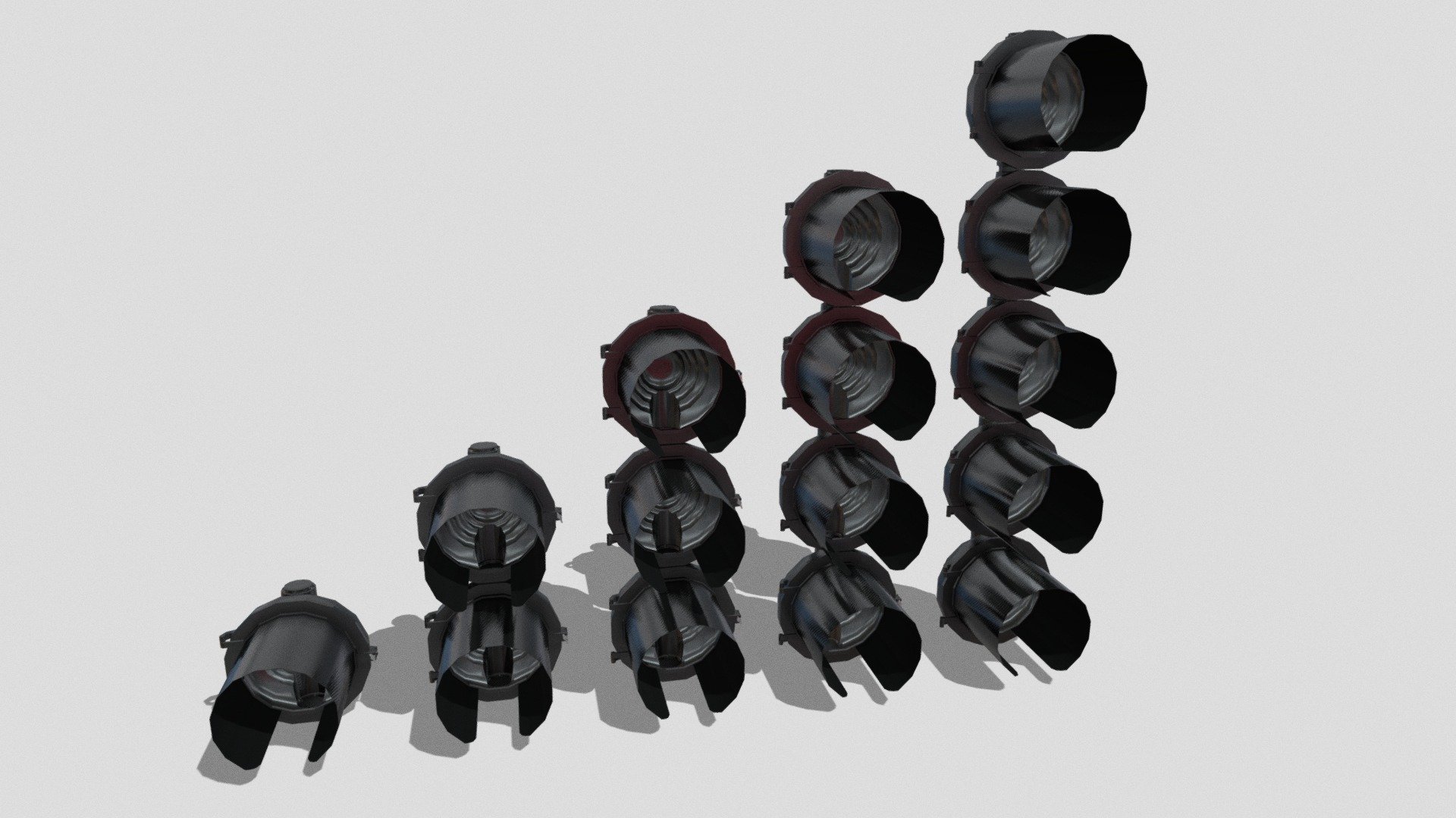 Econolite Bullseye Traffic Signals - Download Free 3D model by ...