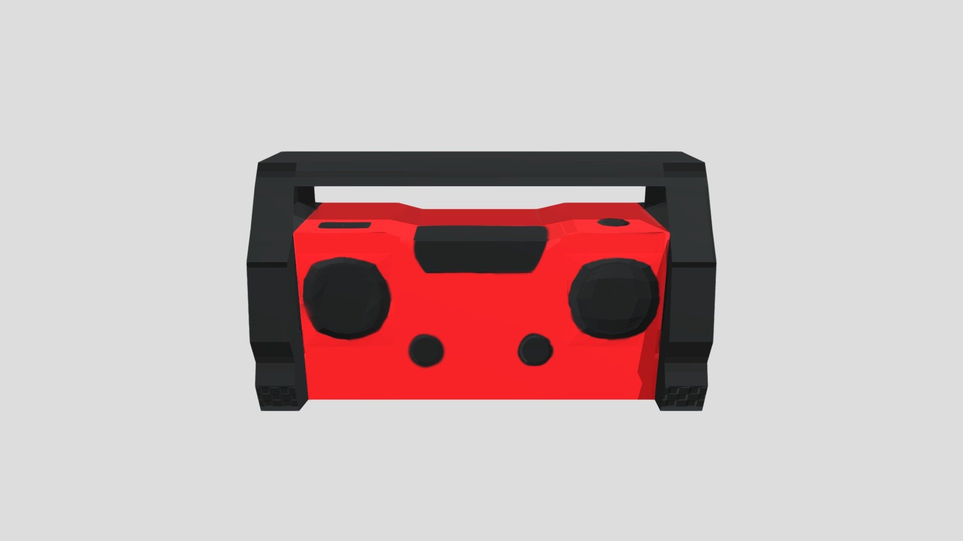 Boombox - Download Free 3D model by TheNorthernHarpy [36447d6] - Sketchfab