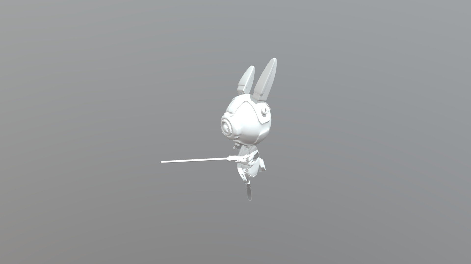 Robot Rabbit Attack - 3D model by HaroldXd [36482ed] - Sketchfab