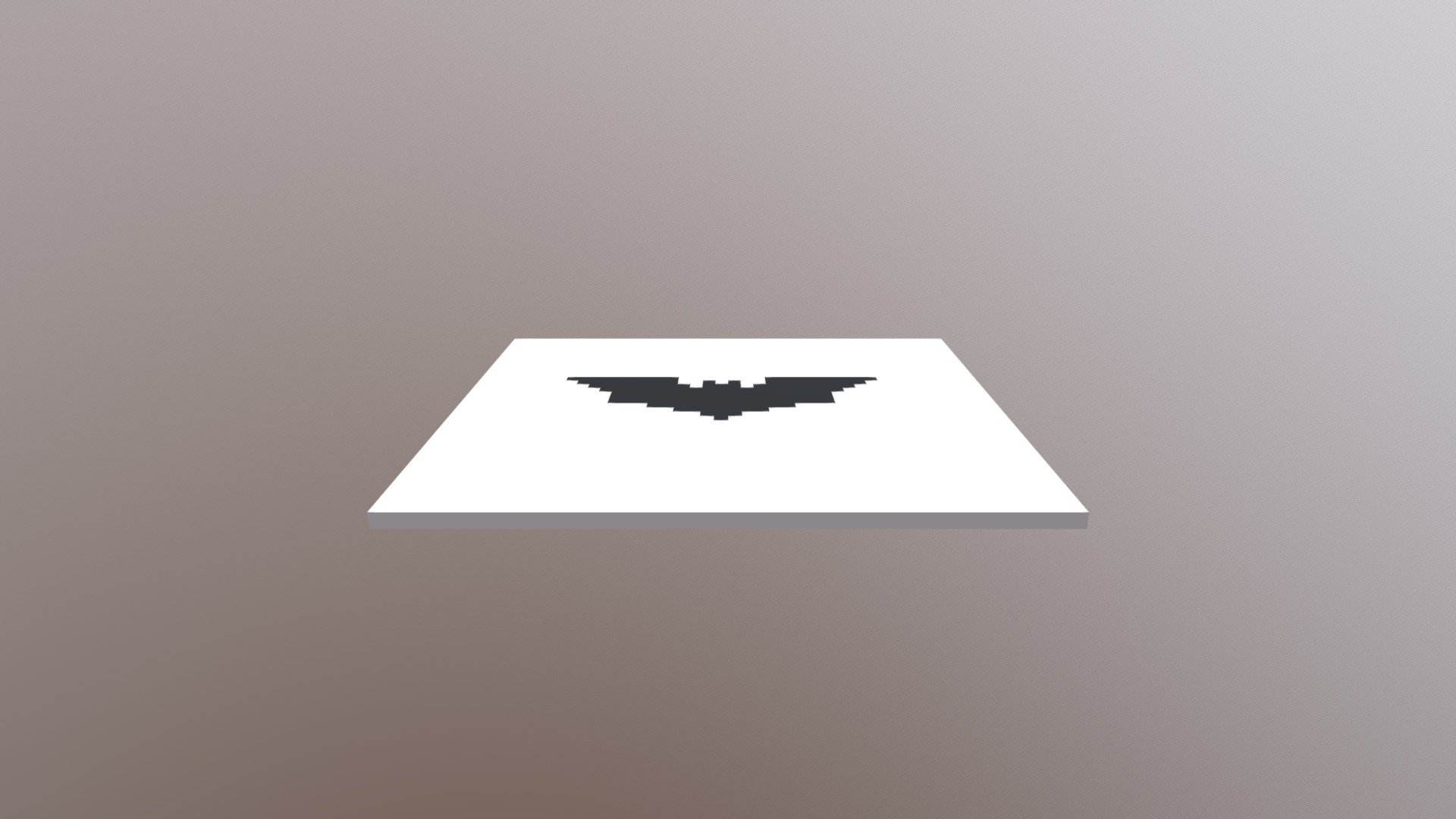 Batman Logo - 3D model by pixel art (@TobyC4055) [3648841] - Sketchfab