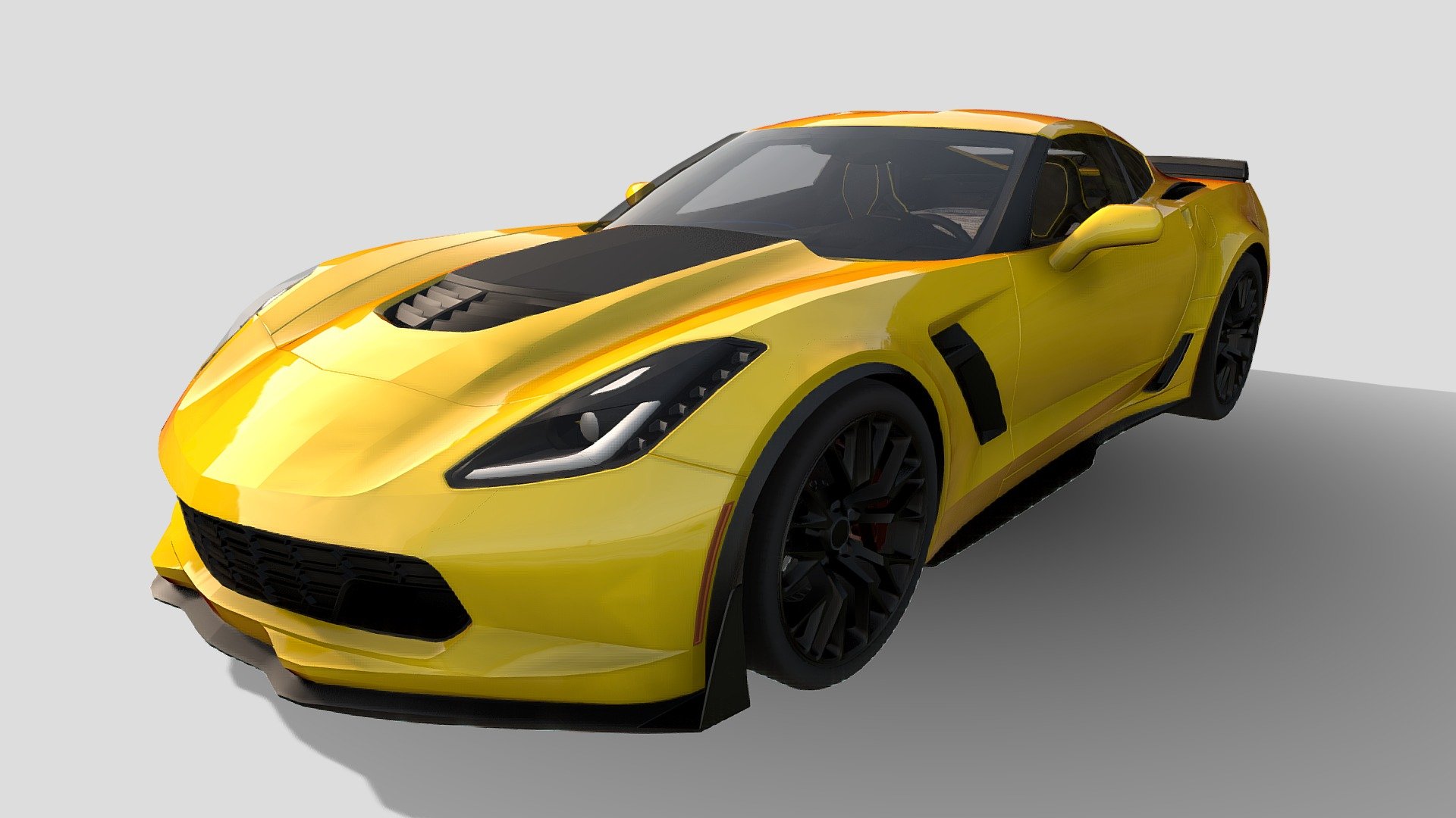 Chevrolet Corvette C7 Z06 - Download Free 3D model by Randomness ...