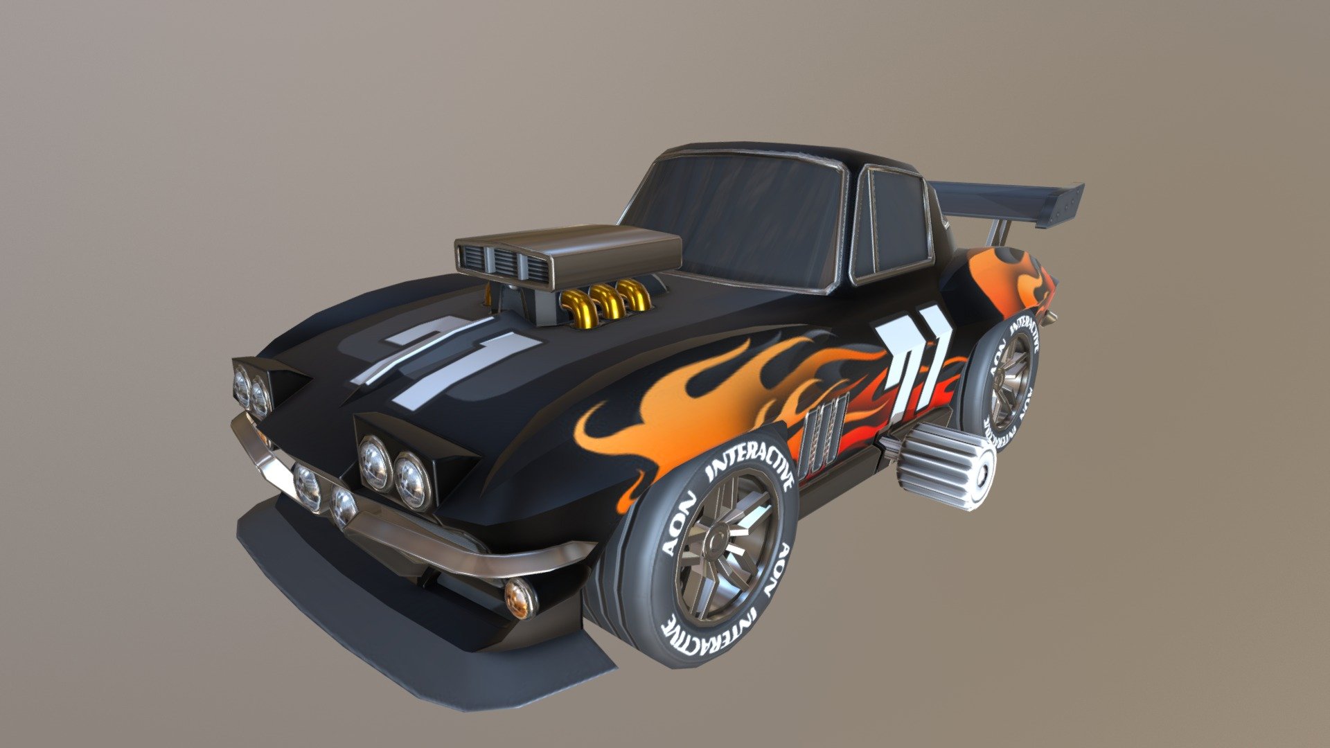 Toy Concept Car - 3D model by Arkiya [3649355] - Sketchfab