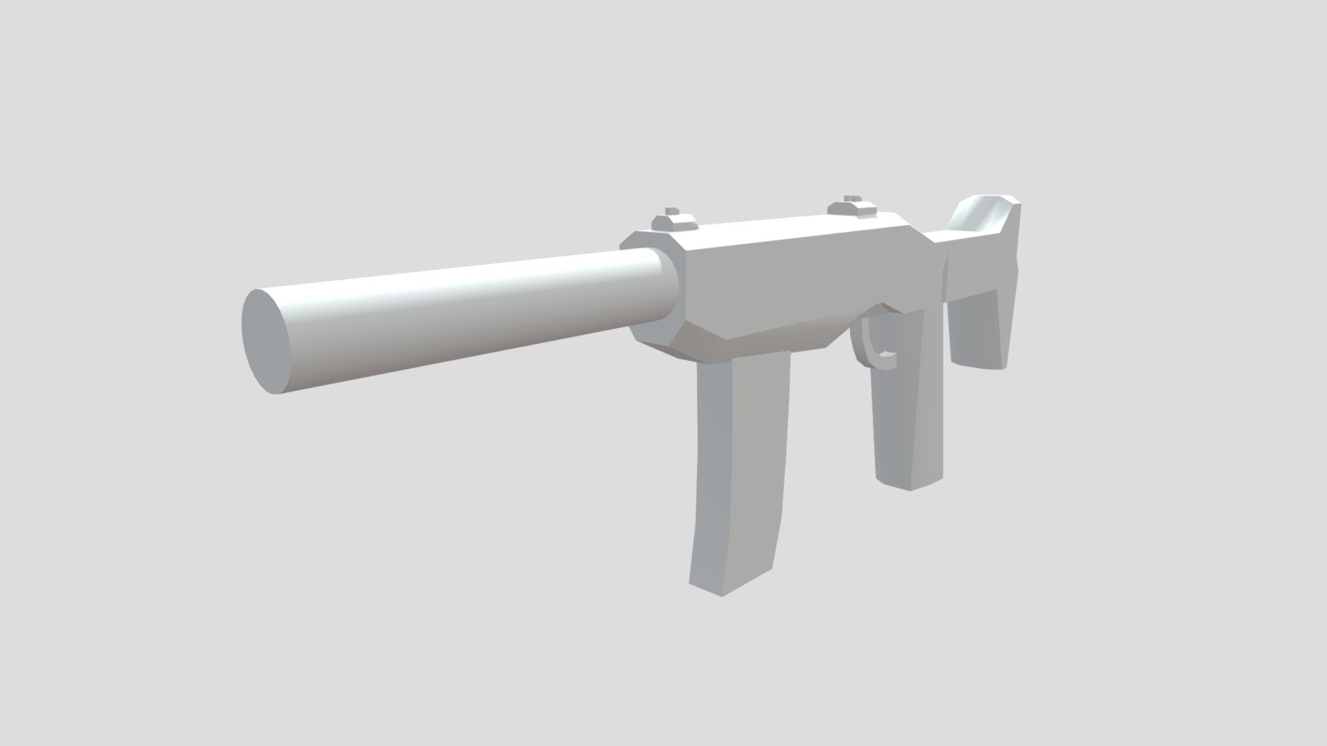 Machine-gun - Download Free 3D model by nbgreenbe [36497eb] - Sketchfab
