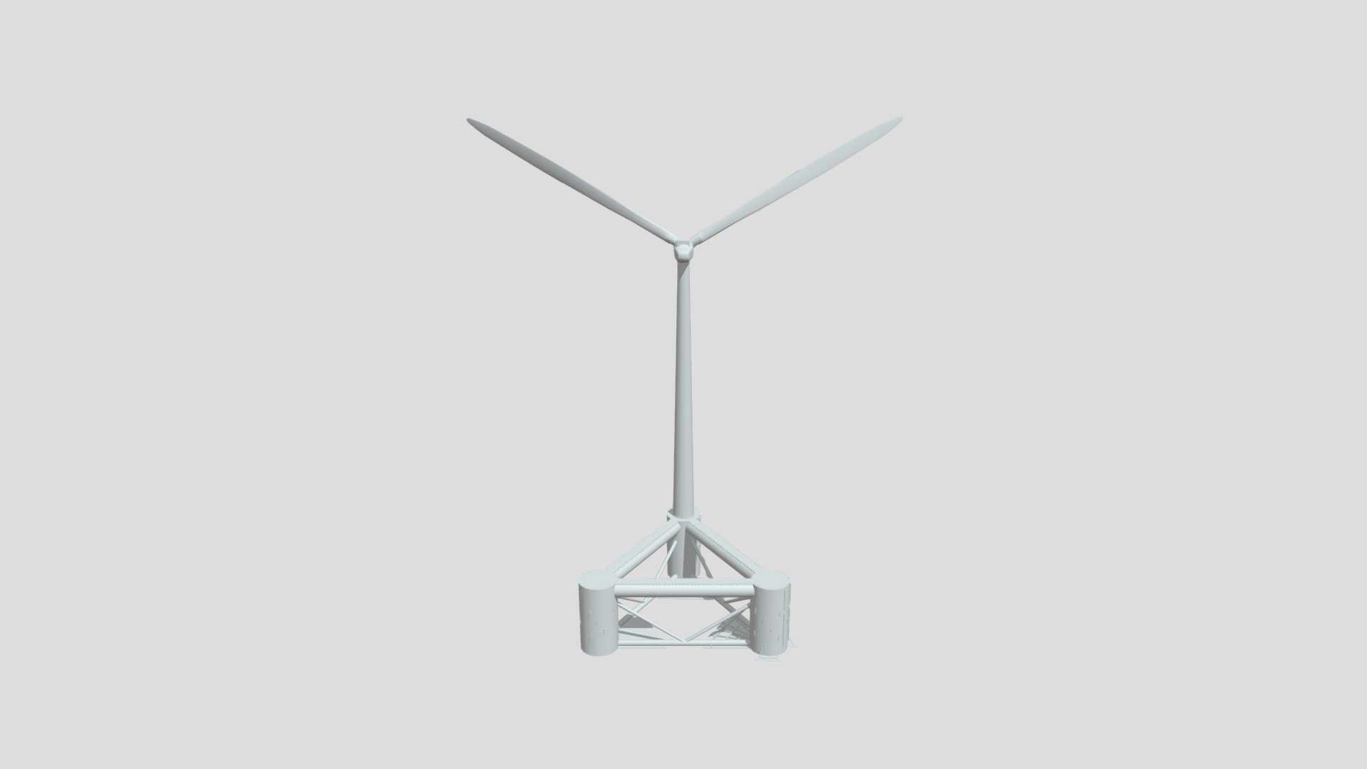 Windmill semisubmersible floater - 3D model by machanurupraveen ...