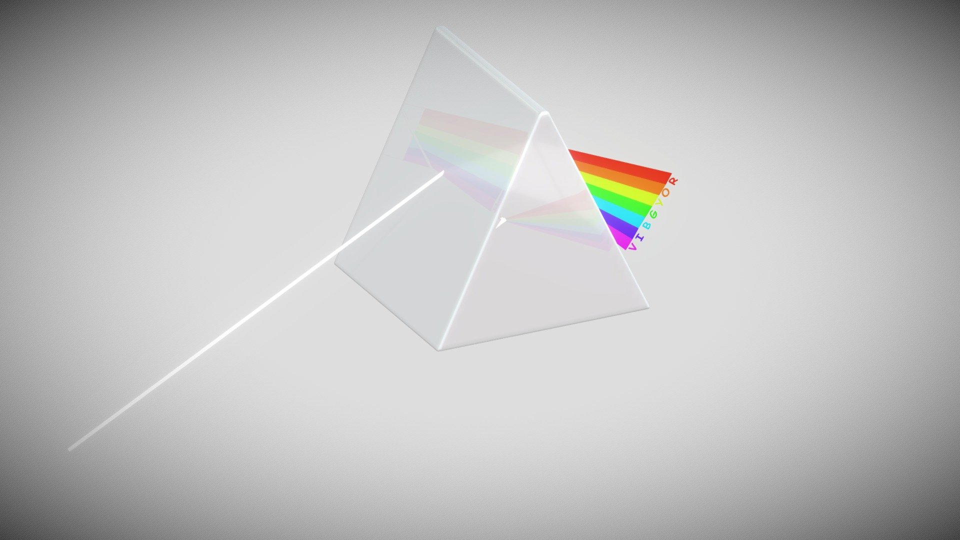 prism seven colours vibgyor - 3D model by VisualPathshala [364a7ec ...