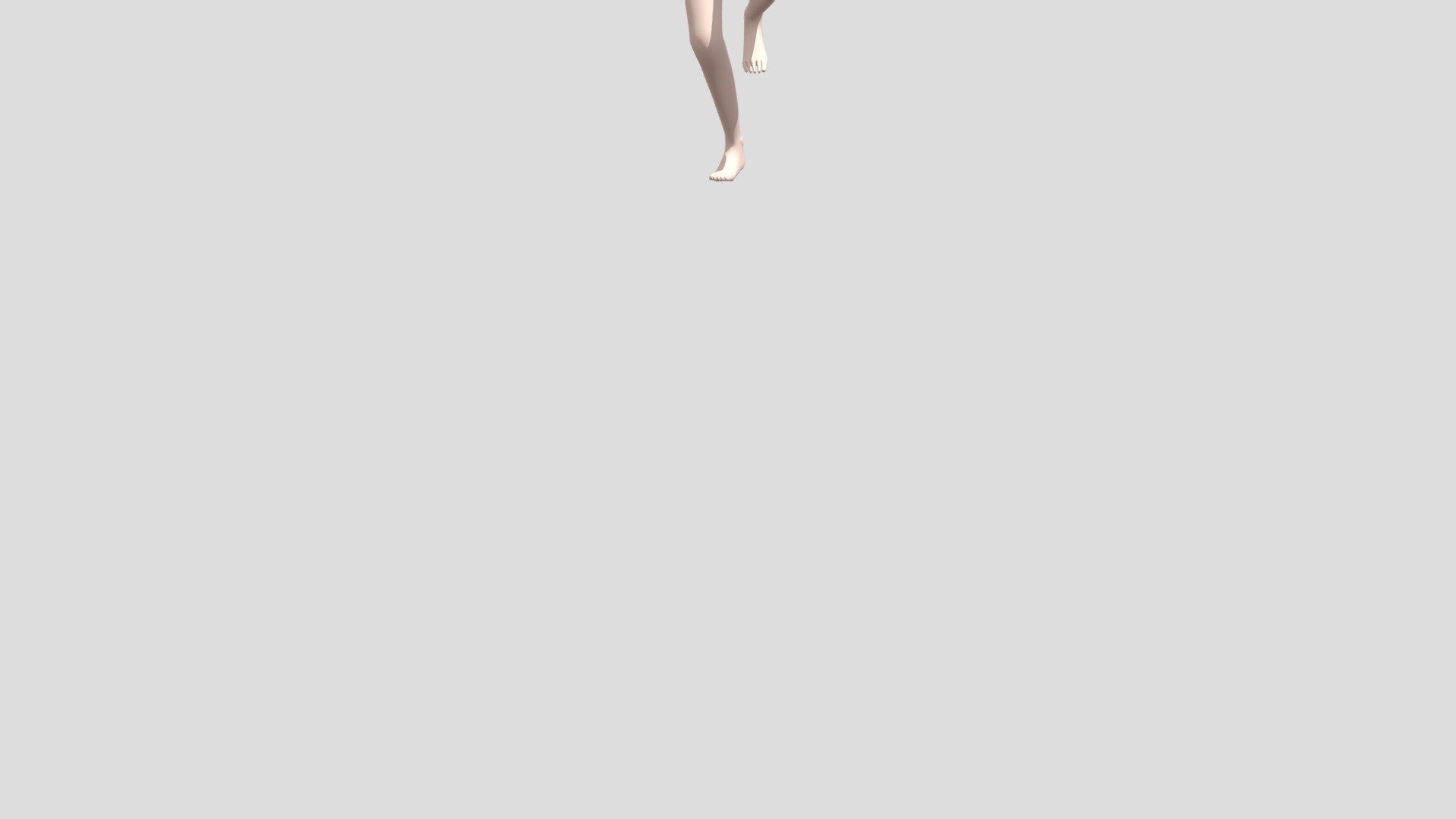 anime girl body mesh - Download Free 3D model by JeremyBelpois [364afe5 ...