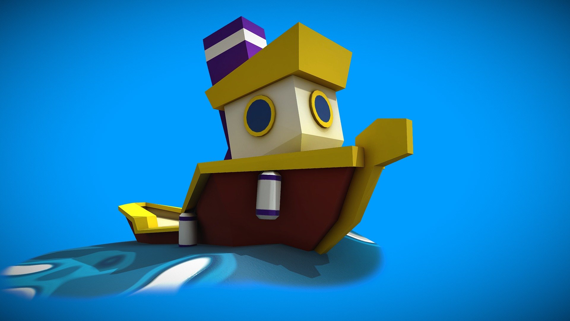 Toon Boat - Low poly - Buy Royalty Free 3D model by 4draw.net [364e458 ...
