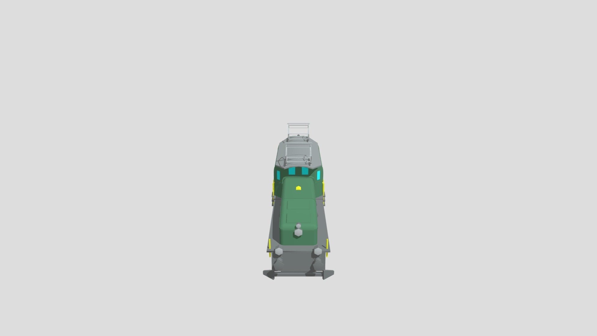Low poly train Crocodile - Download Free 3D model by Pacin [3650fee ...