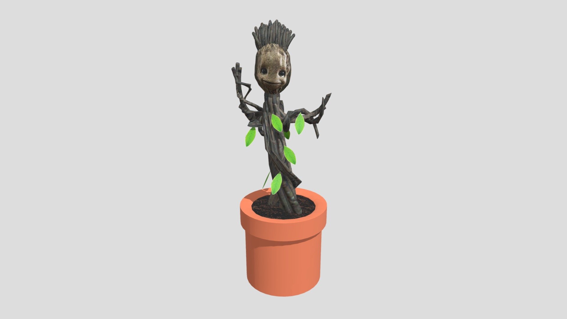 Baby Groot - 3D model by zoelkatz [3651956] - Sketchfab