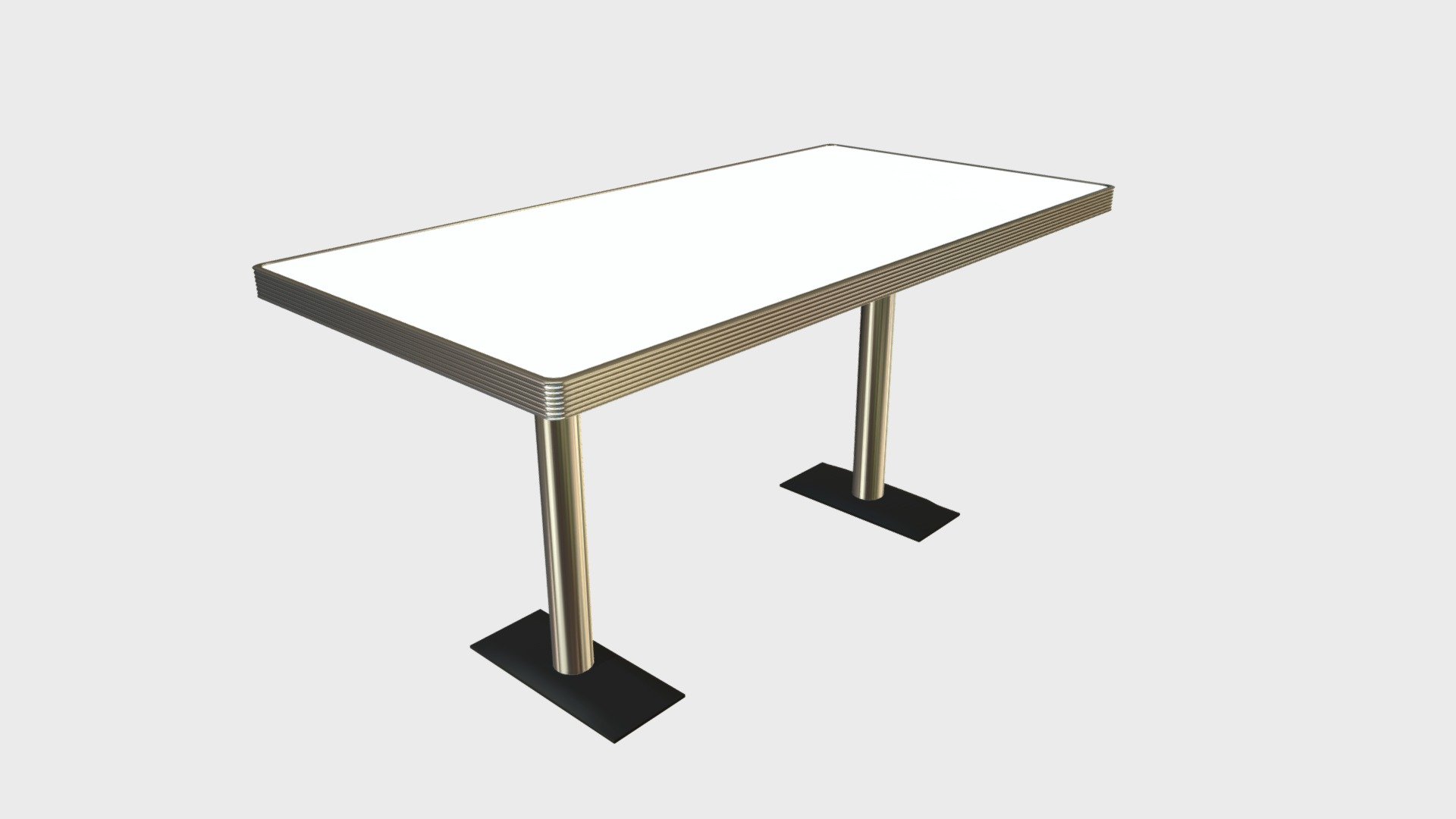 Diner booth table 2 - Buy Royalty Free 3D model by FrancescoMilanese ...