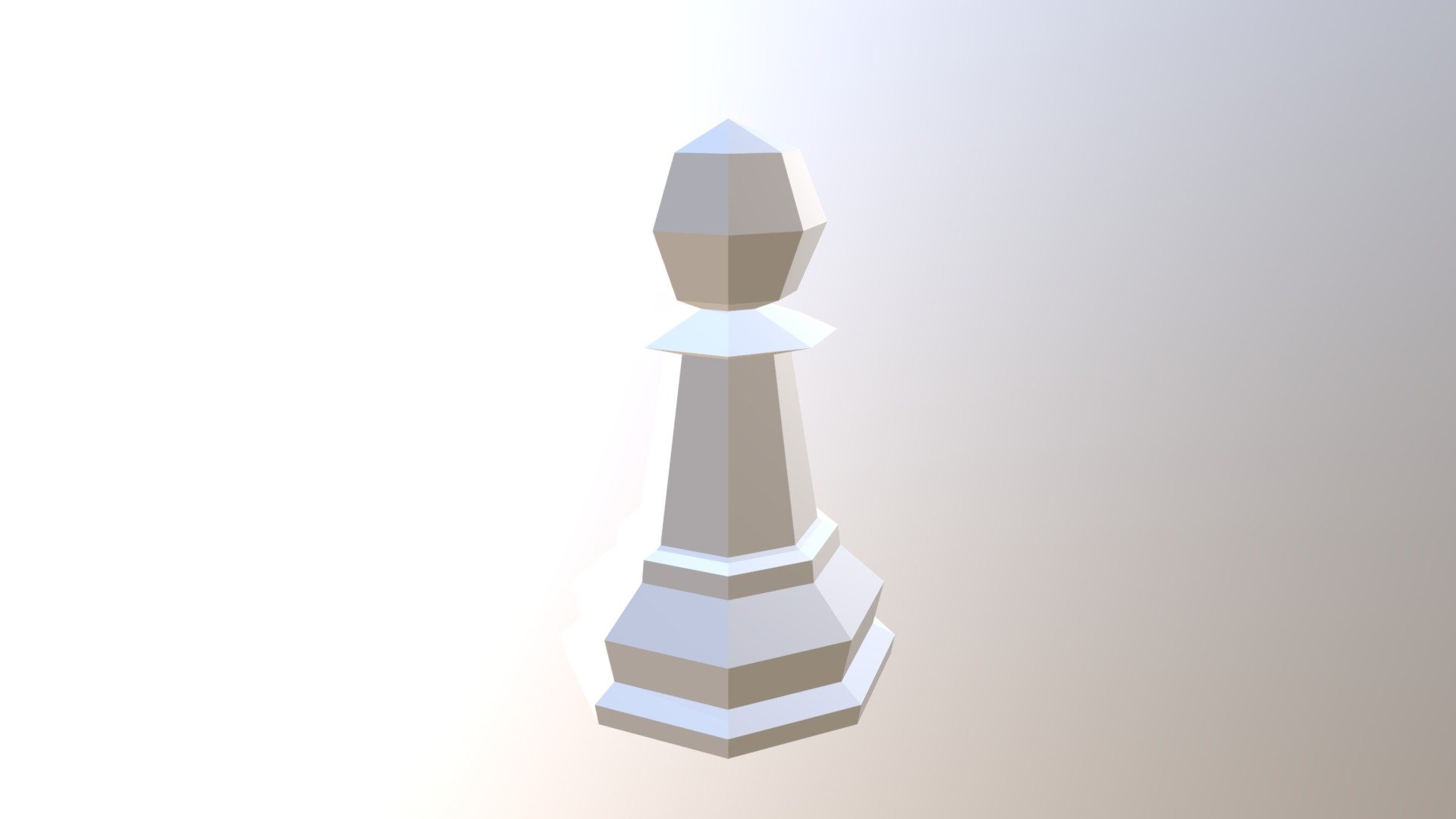 Staunton Pawn (LP) - 3D model by RyunValdez [36520d6] - Sketchfab