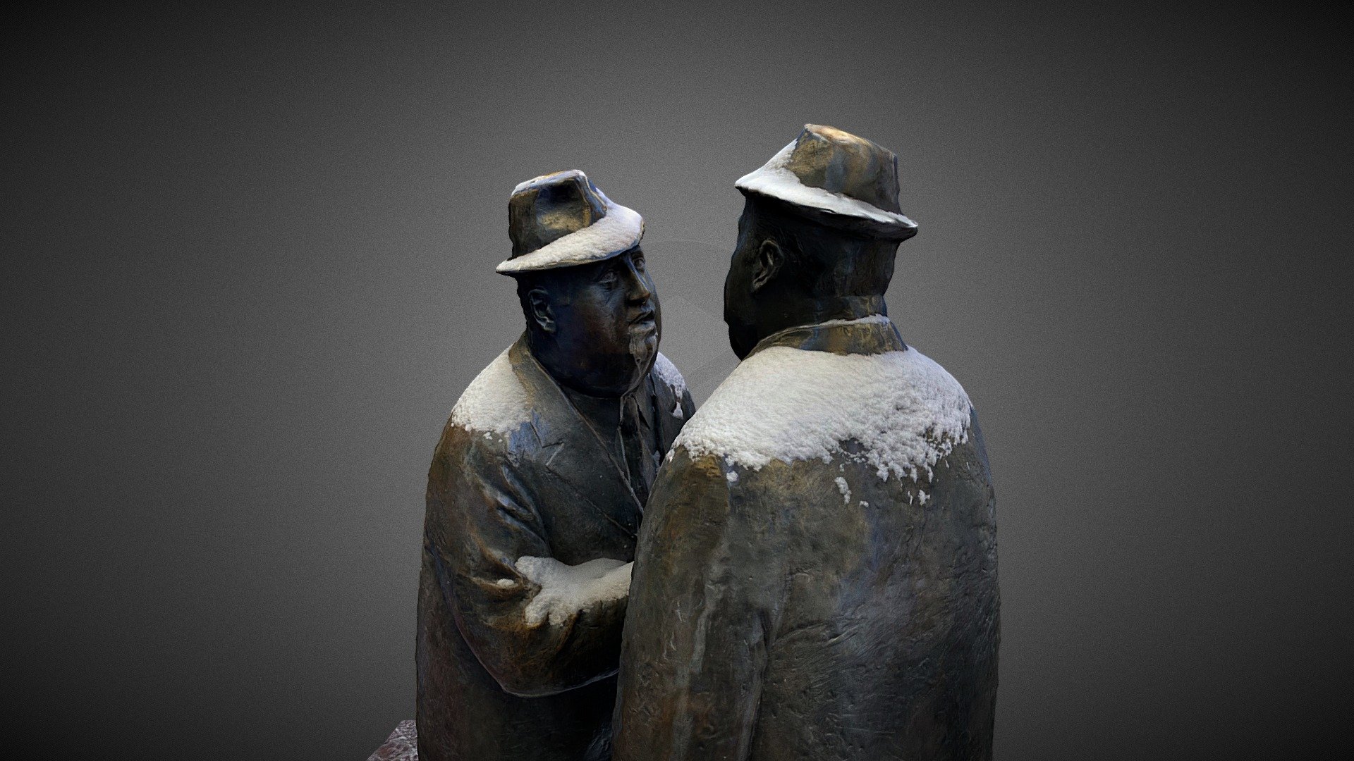 The Conversation - Statue - Calgary - Download Free 3D model by ...