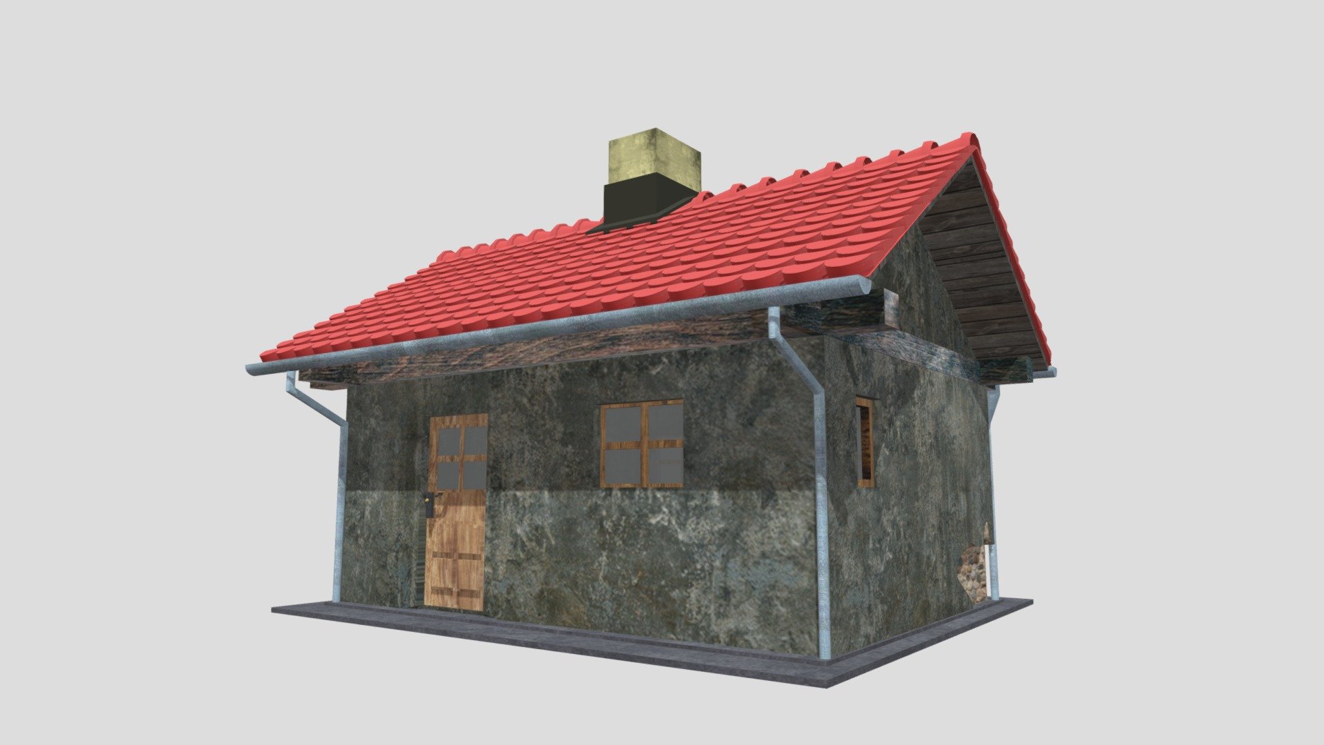 A Small House - Download Free 3D model by gogiart (@agt14032013) [3653bf8] - Sketchfab