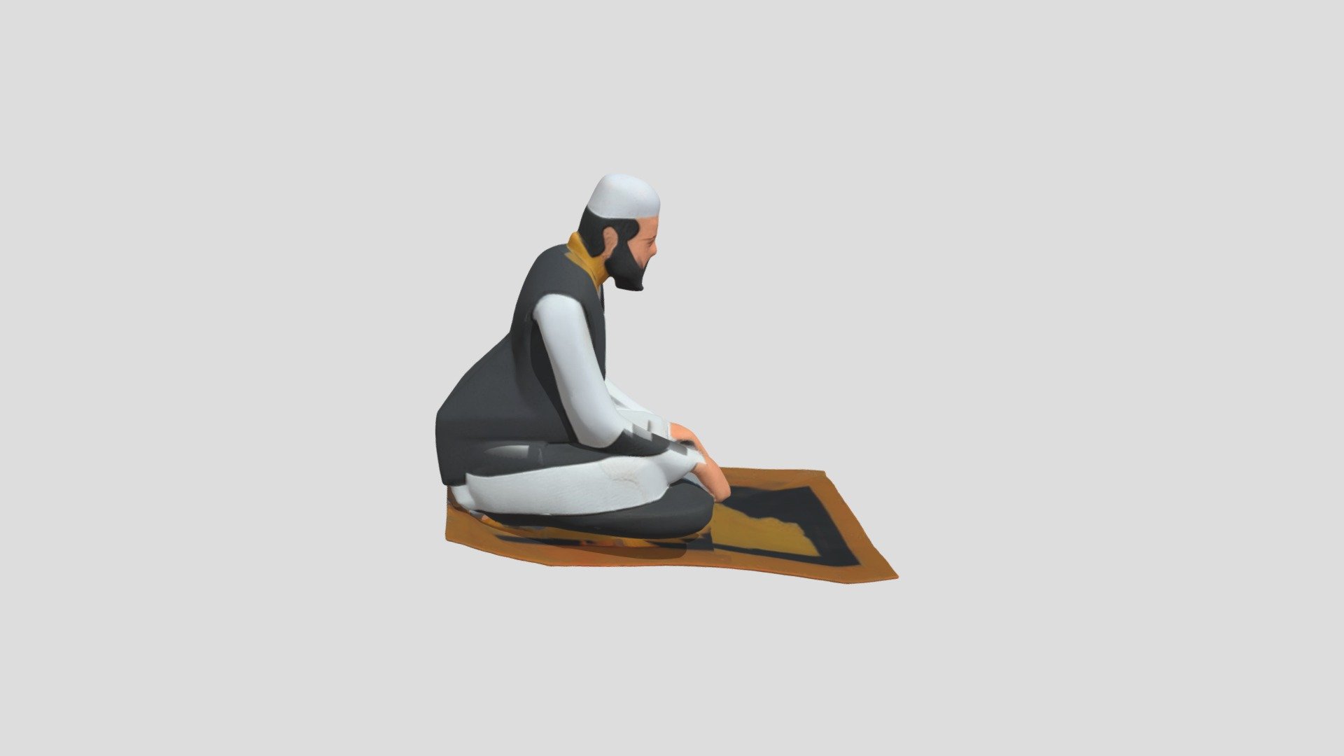 Duduk diantara dua sujud - 3D model by Safiq22 [365442d] - Sketchfab