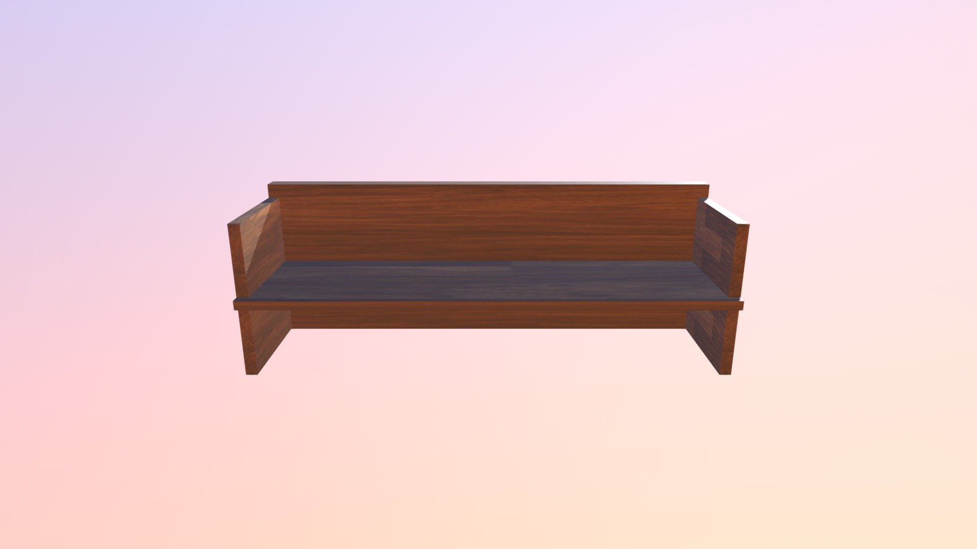 Modern Church Bench - Download Free 3D model by LewisBaker [3655086 ...
