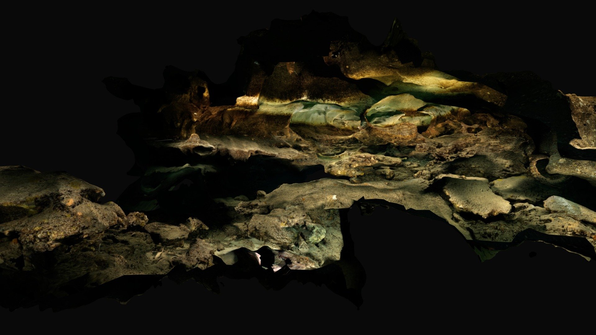 Sipadan Turtle Tomb - Left Wall - 3D model by Bottomline Projects ...