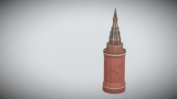 Kremlin-tower 3D models - Sketchfab