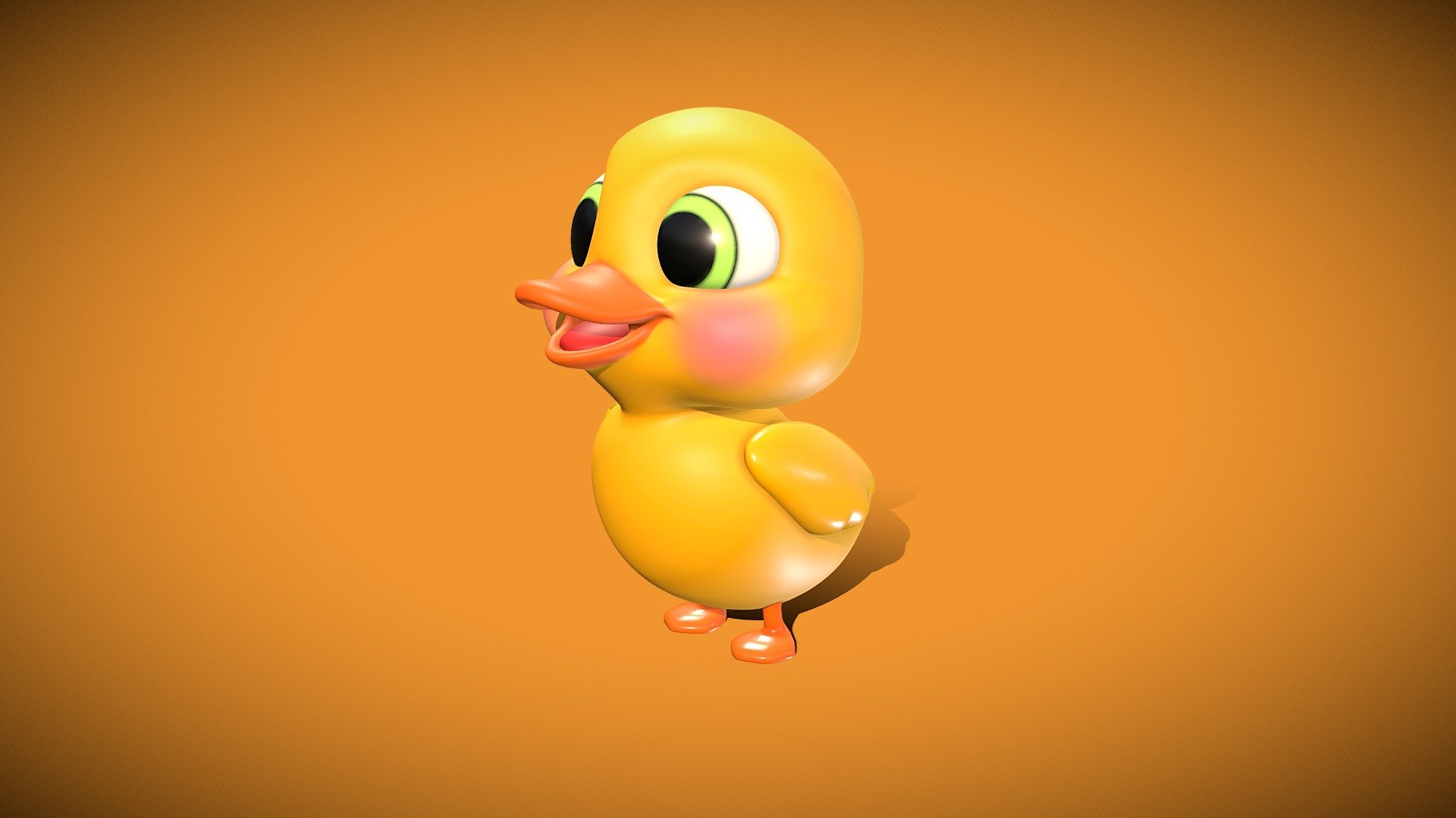 Birds_Farm_Duck child_1_Base - Download Free 3D model by mohammad ...