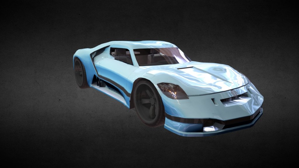 Hyper Car (WIP) - 3D model by derbymutt [3658ed2] - Sketchfab