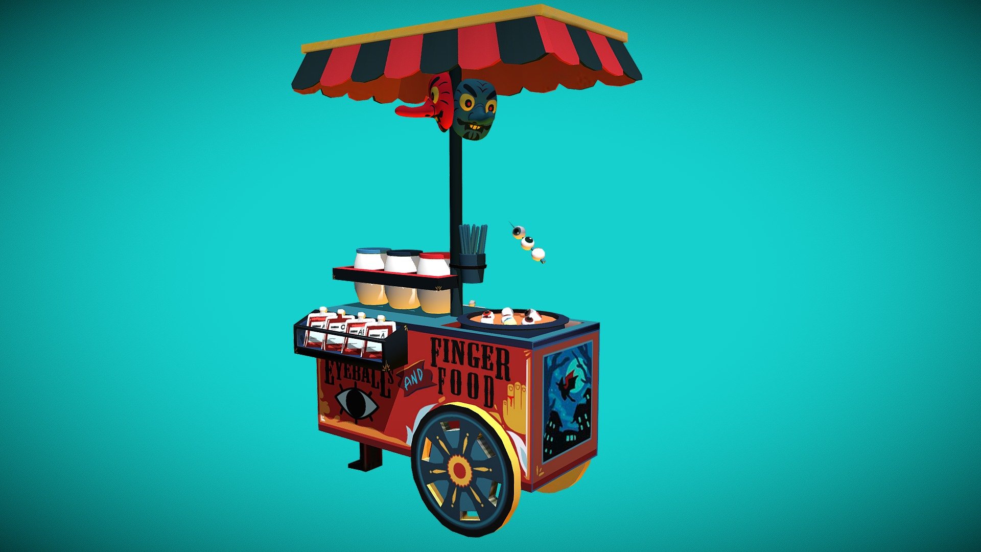 Finger Cart - 3D model by Hellsive (@leadwitch) [365936f] - Sketchfab
