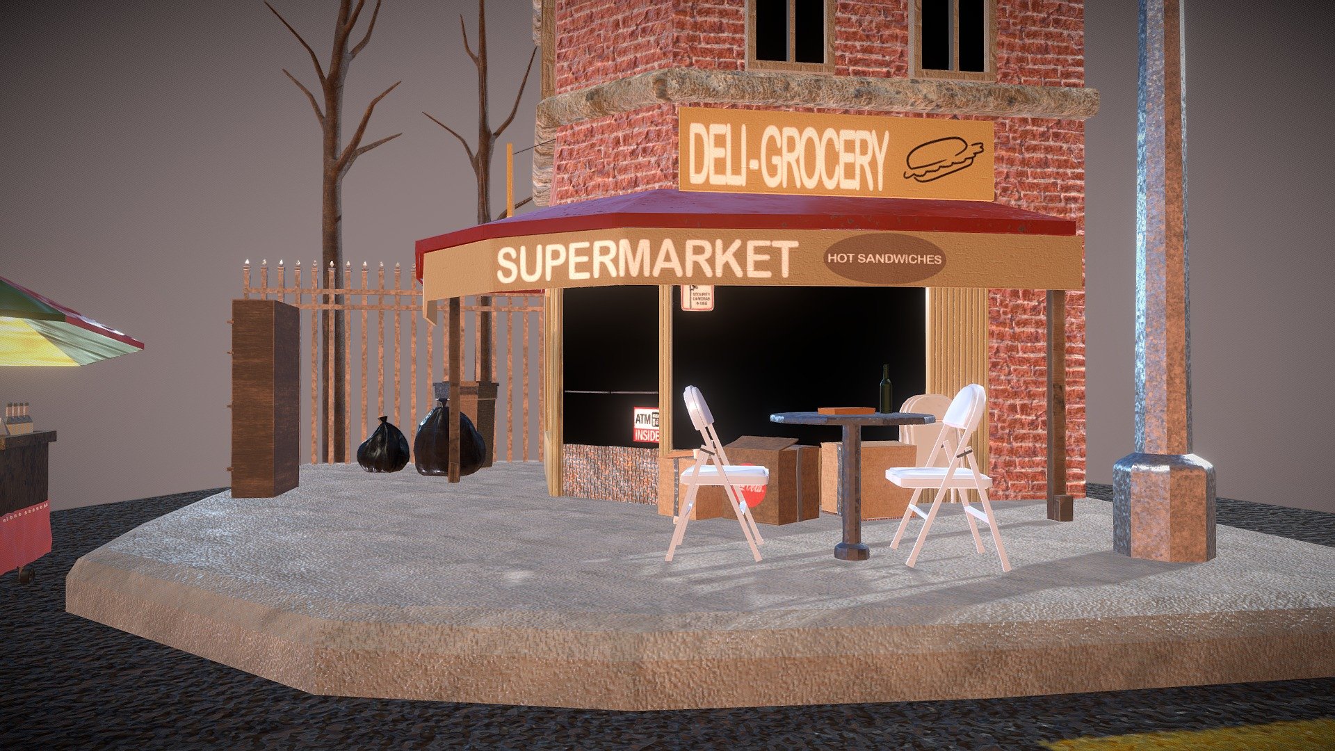 Jaliyah Francois: The Bodega - 3D model by jaliyahfrancois [365cb04 ...