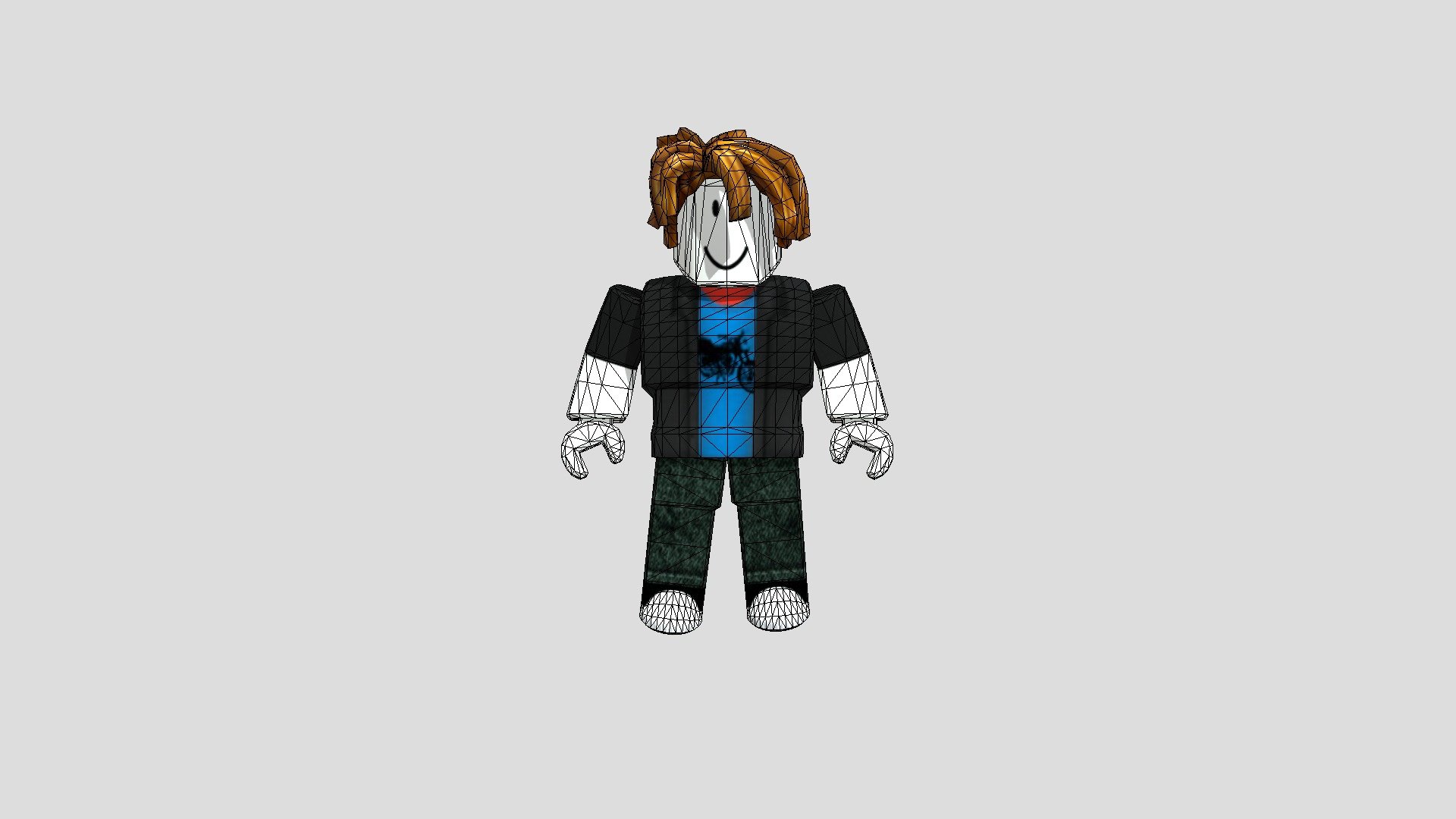 roblox-bacon-hair - 3D model by Shrekt360 (@VBleaf) [365cb9f] - Sketchfab